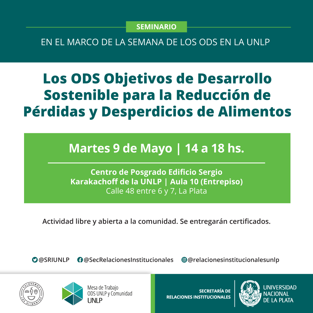 Seminario “Los ODS Objetivos de Desarrollo Sostenible para la Reducción ...
