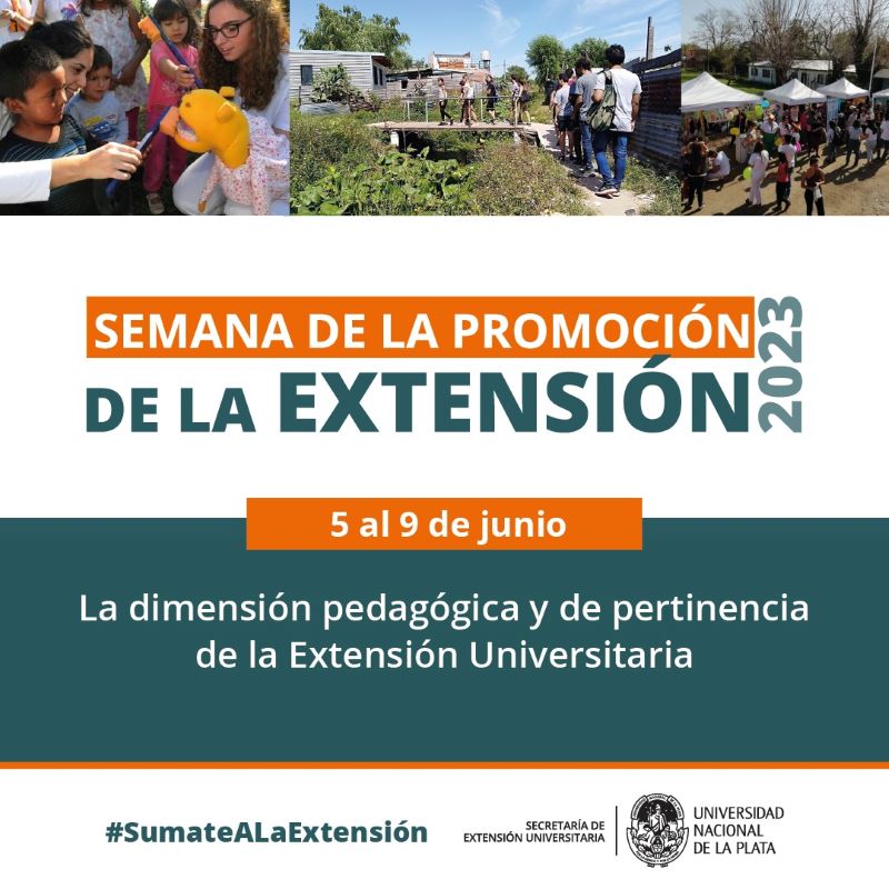 Comienza la Semana de la Promoción de la Extensión en la UNLP » UNLP