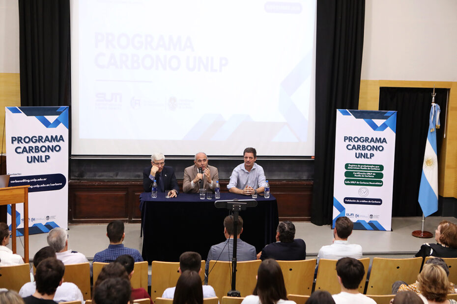 Se presentó el Programa Carbono UNLP en la Facultad de Ingeniería » UNLP
